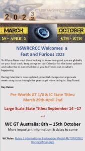 NSWRCRCC – John Grant International Raceway