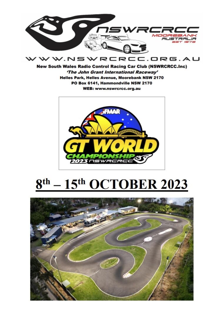 NSWRCRCC 2023 GT World Championship Glossary – NSWRCRCC