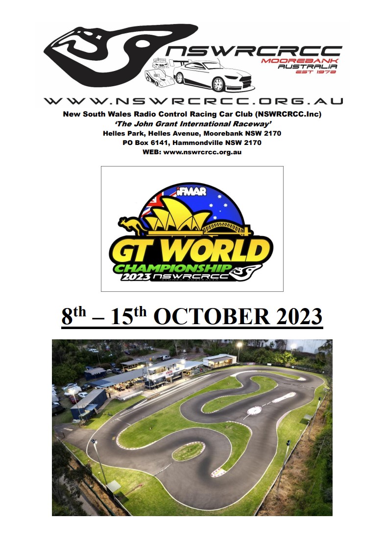 NSWRCRCC 2023 GT World Championship Glossary – NSWRCRCC