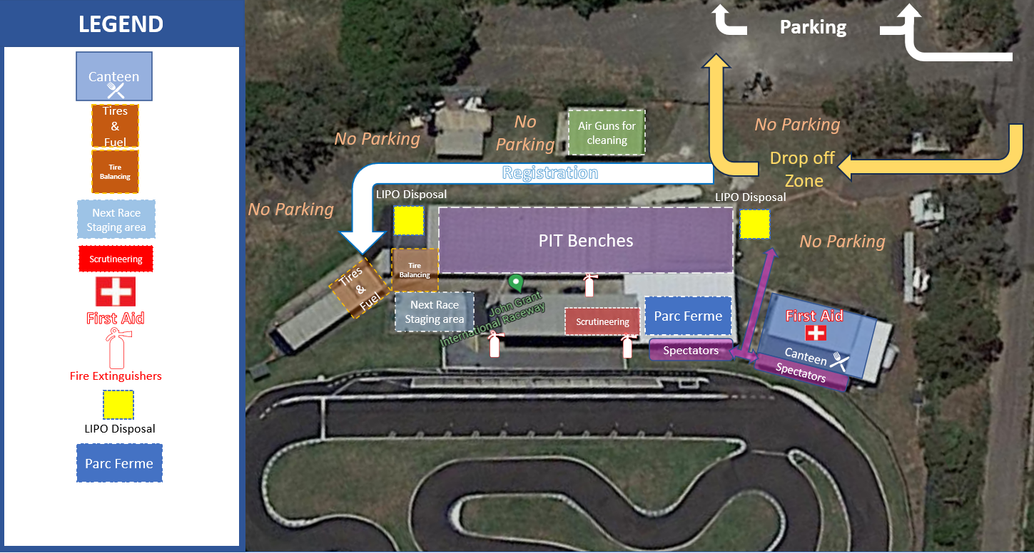 Site Legend of Services – NSWRCRCC